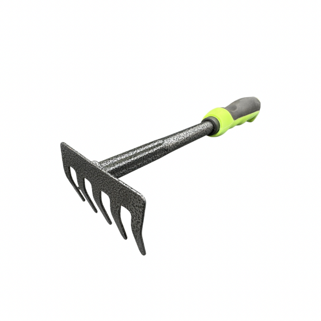 Carbon Steel 5 Tooth Rake — Gardening Direct Australia